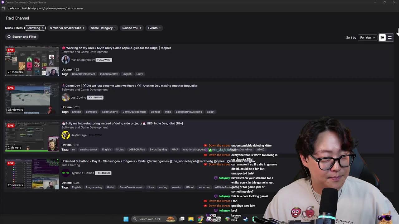 [LIVE] Game Dev in Godot | Co-work & Chat !commands - YouTube