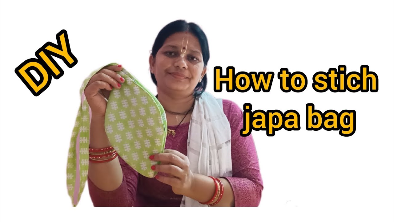 How to stich japa bag || beed bag making at home || जपा माळ पिशवी ...