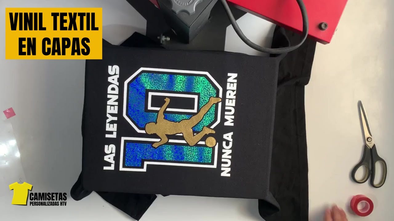 Estampado de Vinil Textil en Capas: Personaliza tu Camiseta con ...