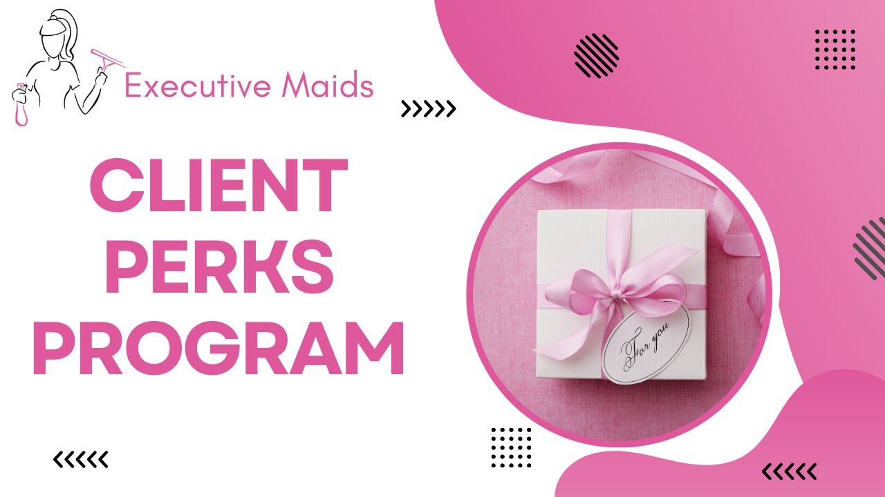 🌟 Executive Maids Perks Program Exclusively for Recurring Clients! 🌟 ...