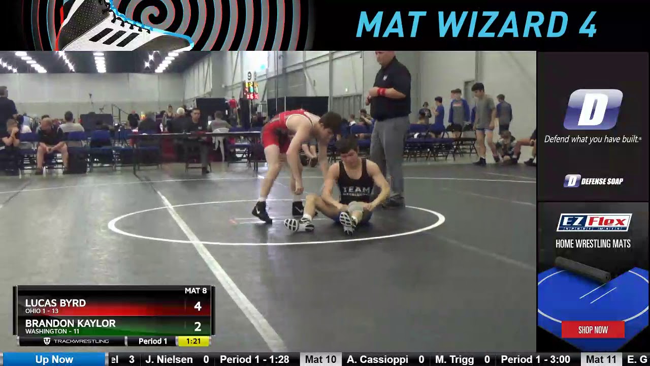Mat 8 120 Lucas Byrd Ohio 1 Vs Brandon Kaylor Washington - YouTube