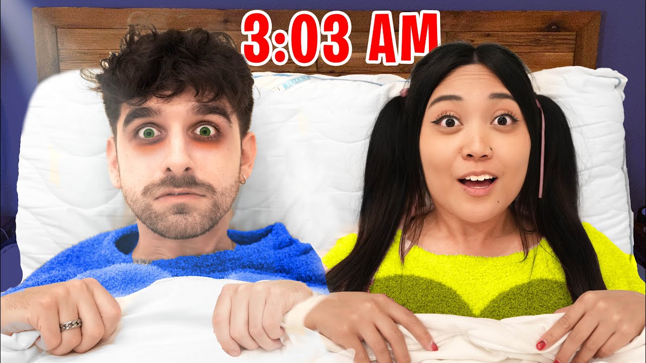 She Won't Let Me Sleep! (LAST TO FALL ASLEEP CHALLENGE) - YouTube