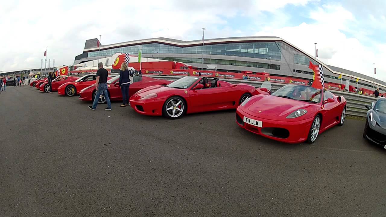 Ferrari Silverstone Race day 2014 - YouTube