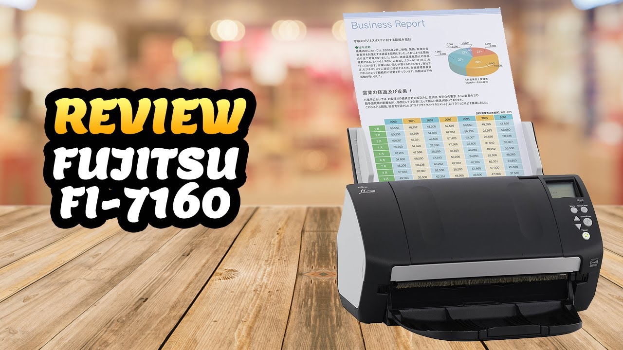 Fujitsu Fi-7160 Sheetfed Scanner Review - YouTube
