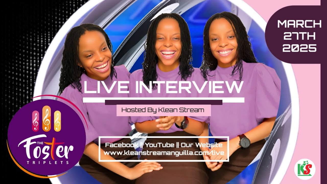 Live Interview With The Foster Triplets || March 27th 2025 - YouTube