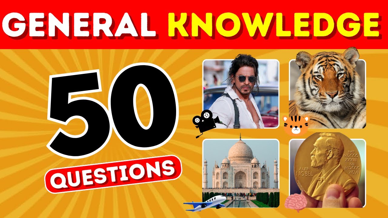 General Knowledge Quiz How Smart Are You? 🧠 50 Questions - YouTube