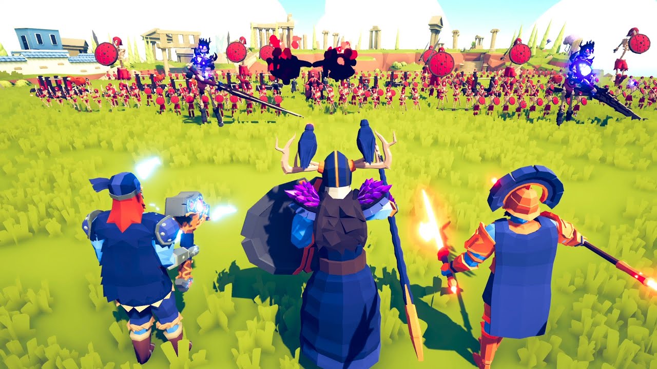 Odin, Thor and Ares vs Hades Army Totally Accurate Battle Simulator ...