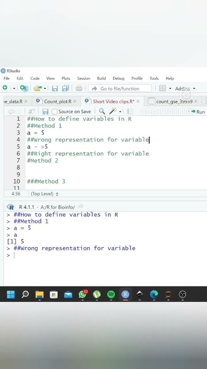 "3 Methods to define a Variable in R programming" #career #edtech #education #technology # ...