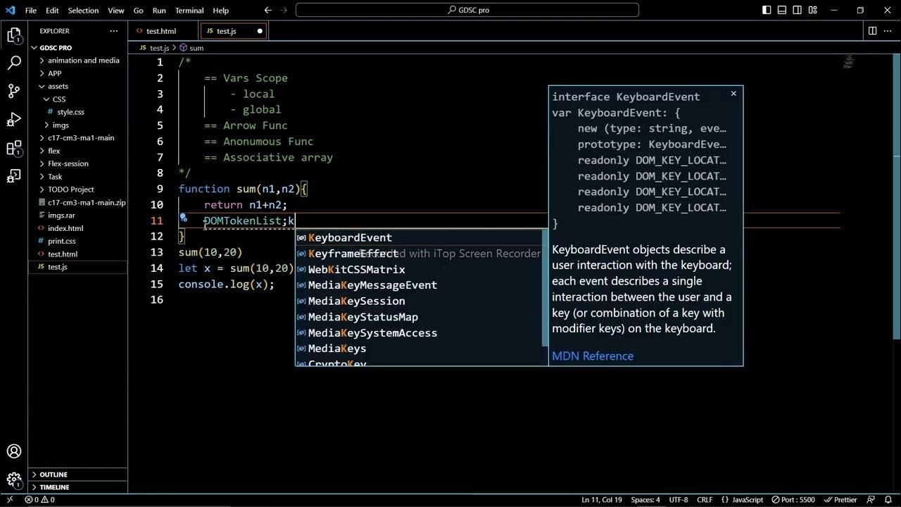 JS Session #3 Functions & Arrays - YouTube