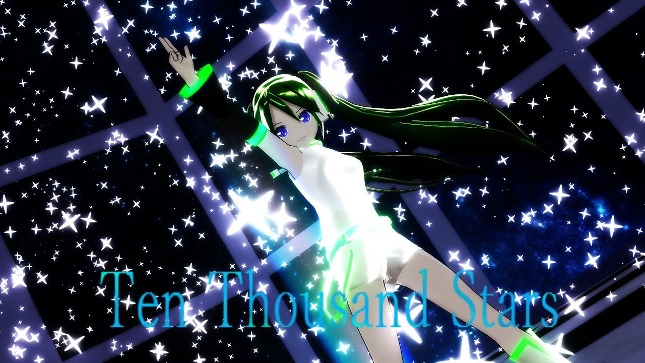 【MMDxUTAU】 Ten Thousand Stars 【Merodi Ongaku English VCCV】 - YouTube