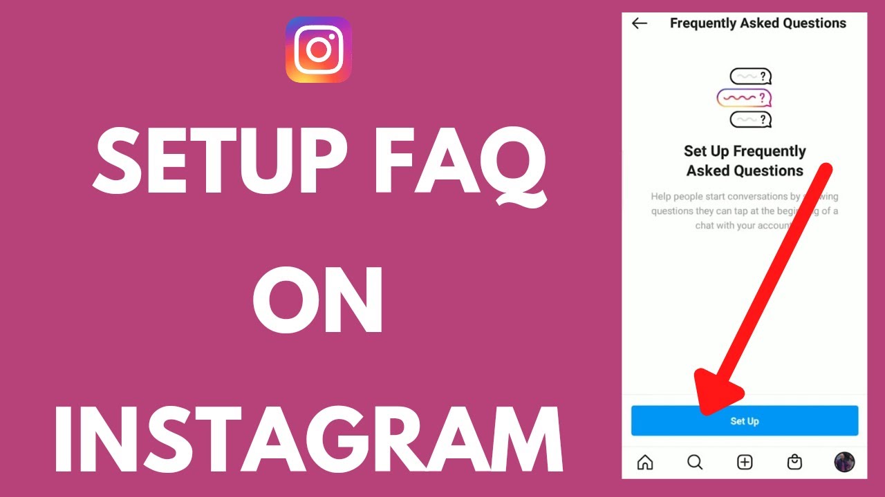 How to Setup FAQ on Instagram - YouTube
