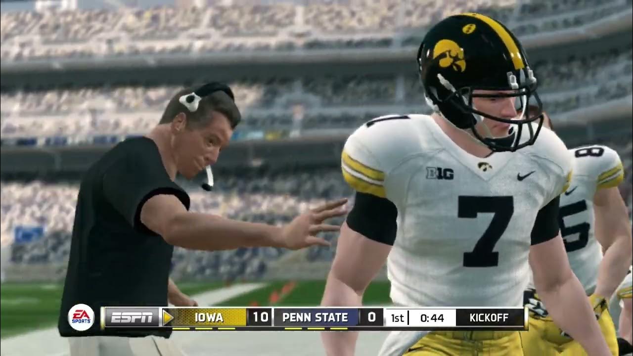 Iowa Hawkeyes Vs Penn State Nittany Lions Ncaa Football 14 Updated