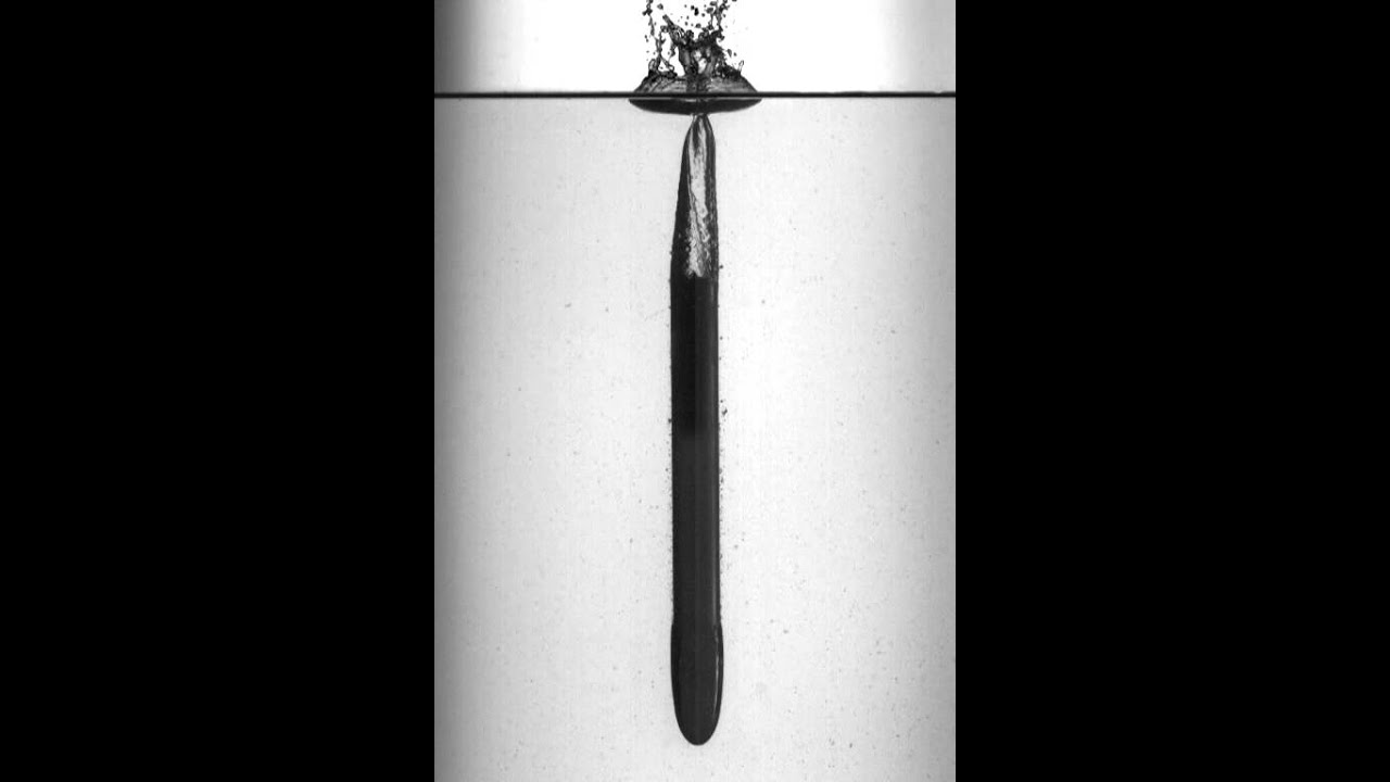 Water Entry of Projectiles: Supplemental Video 10 - YouTube