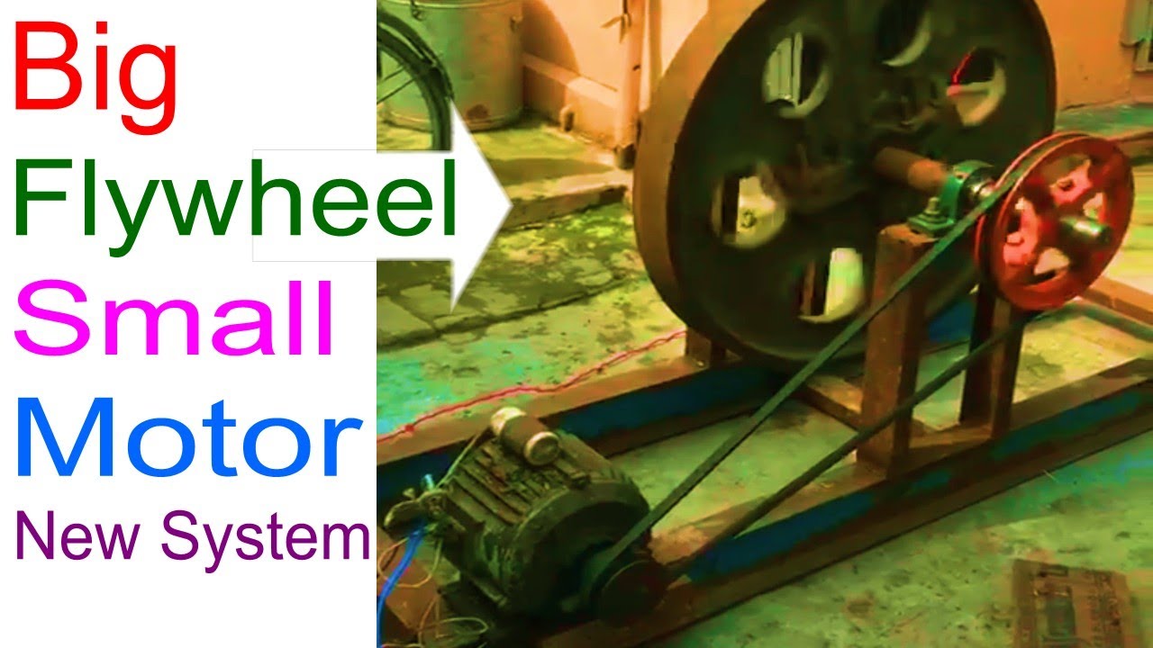 Flywheel Free Energy System Singel Phase Motor - YouTube
