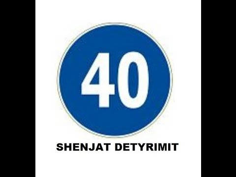 Shenjat e Trafikut - SHENJAT DETYRIMIT - YouTube