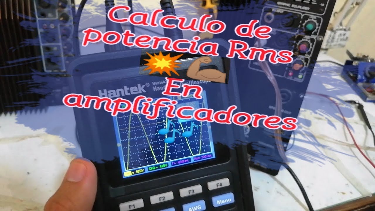 Calcular la potencia RMS💪🏽 de cualquier amplificador - Caja amplificada ...