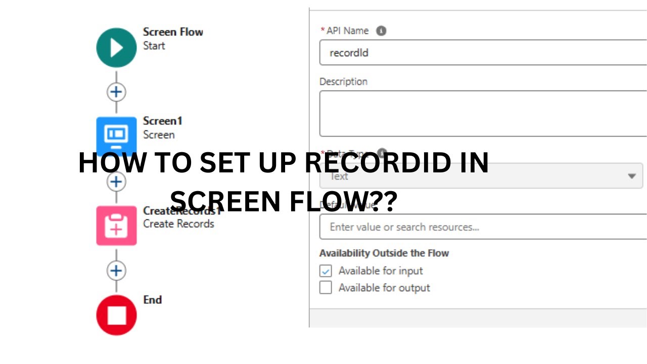 Screen Flow Basics- CREATE CONTACT FROM ACCOUNT PAGE - YouTube