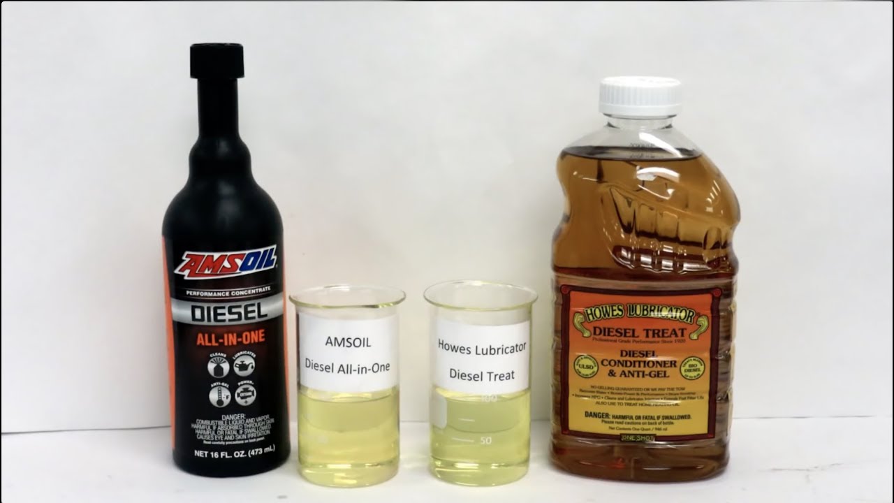 AMSOIL All In One Diesel Fuel Additive vs Howes - YouTube