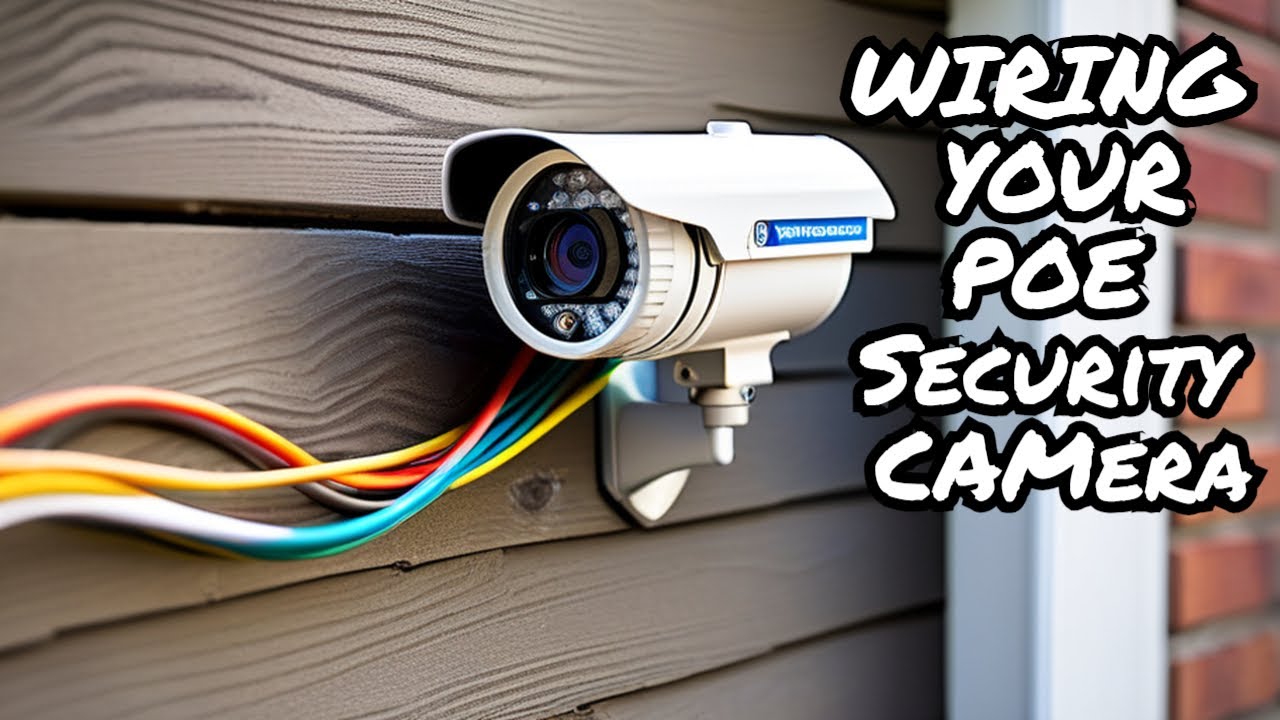 How to wire your POE security camera & future proof your system! - YouTube