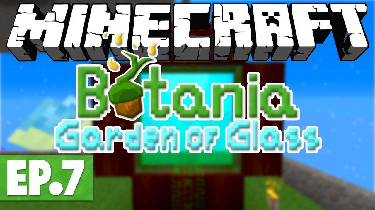 Botania: Garden Of Glass - Enderman Invasion & Portal to Alfheim! #7 ...