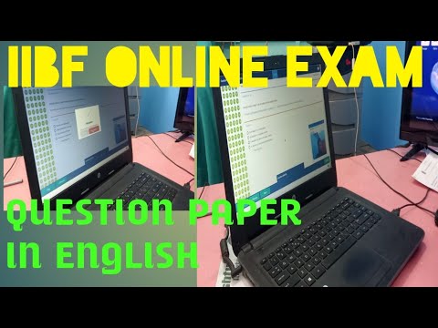 IIBF !! EXAM !! ONLINE !! AND !! QUESTION !! PAPER !! IN ENGLISH ...