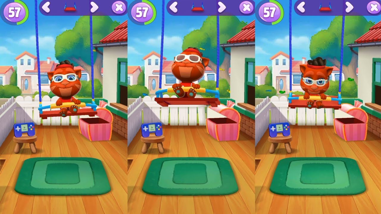 KUCING TOM BERMAIN - Talking Tom - GAME KARTUN ANAK - YouTube