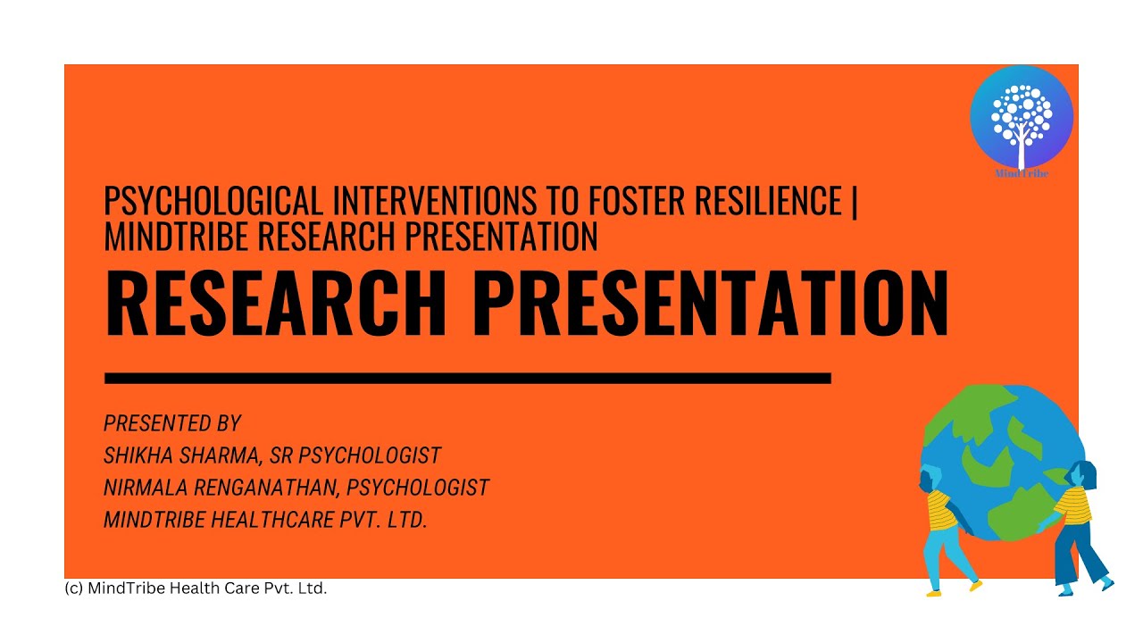 Psychological Interventions to Foster Resilience | MindTribe Research ...