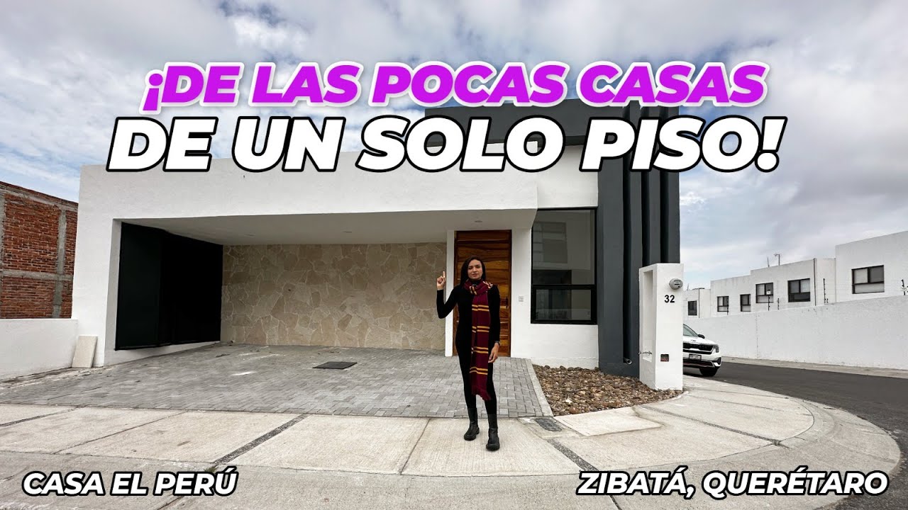 ¡De las POCAS CASAS en ZIBATÁ de UN SOLO PISO! | Zibatá, Querétaro ...