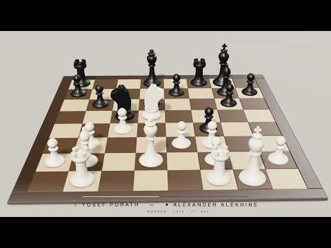 Yosef Porath vs Alexander Alekhine — Warsaw 1935 | CH355