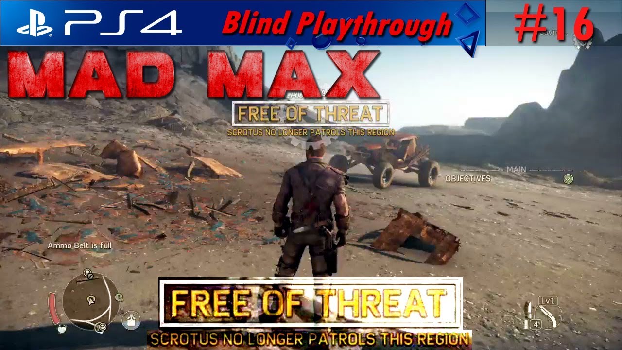 Mad Max PS4 Gameplay Part 16 - Defusing Minefields in Blackmaws with Dinki-Di! Region 100% ...