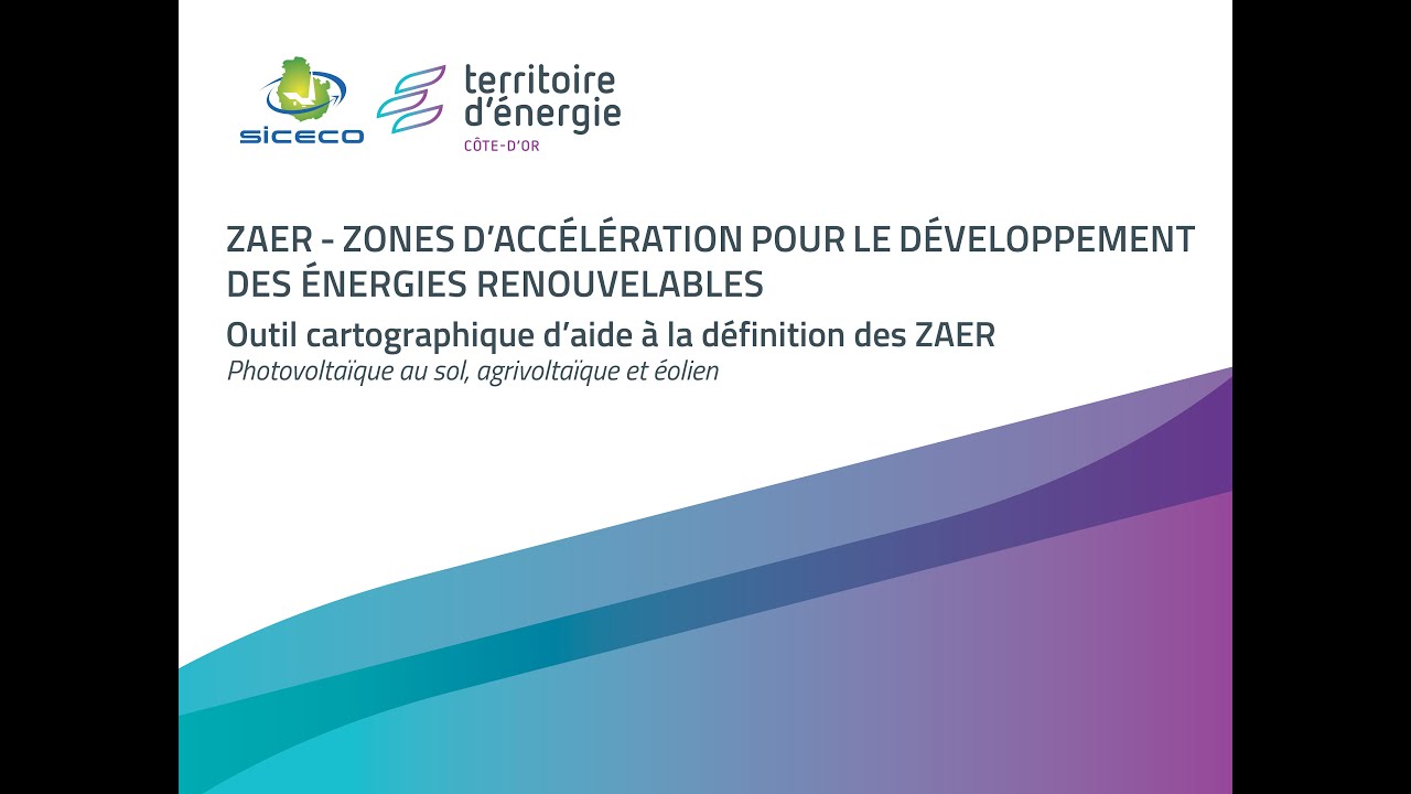 Outil cartographique du SICECO d'aide à la définition des ZAER - YouTube