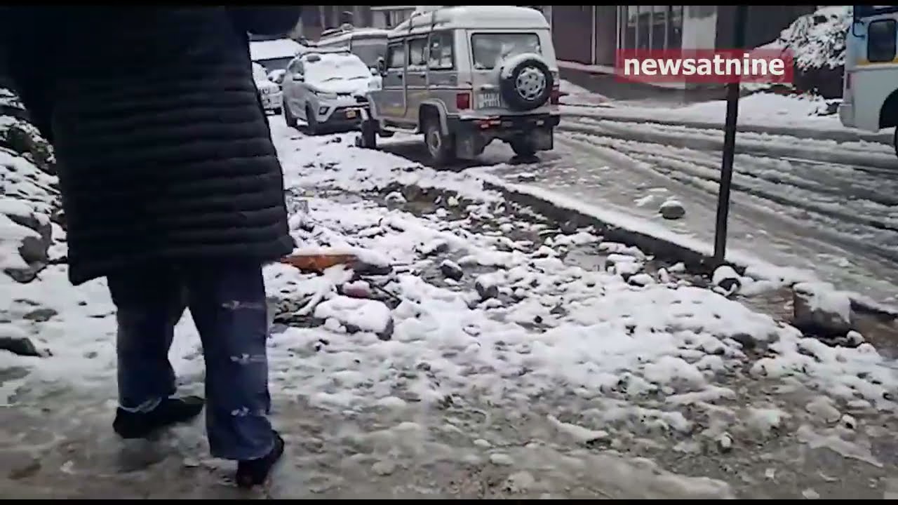 Snowfall in Lava and Rishop in the Kalimpong district. - YouTube