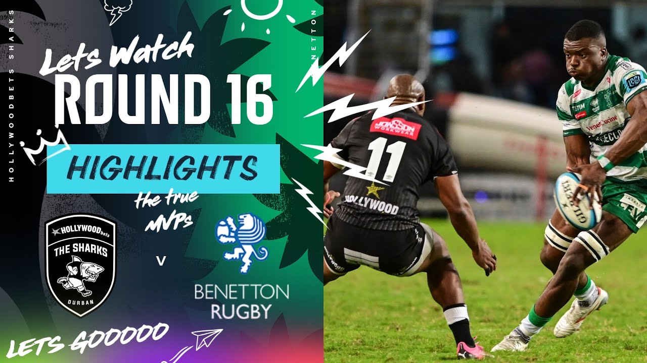 Hollywoodbets Sharks v Benetton Rugby | Instant Highlights | Round 16 ...