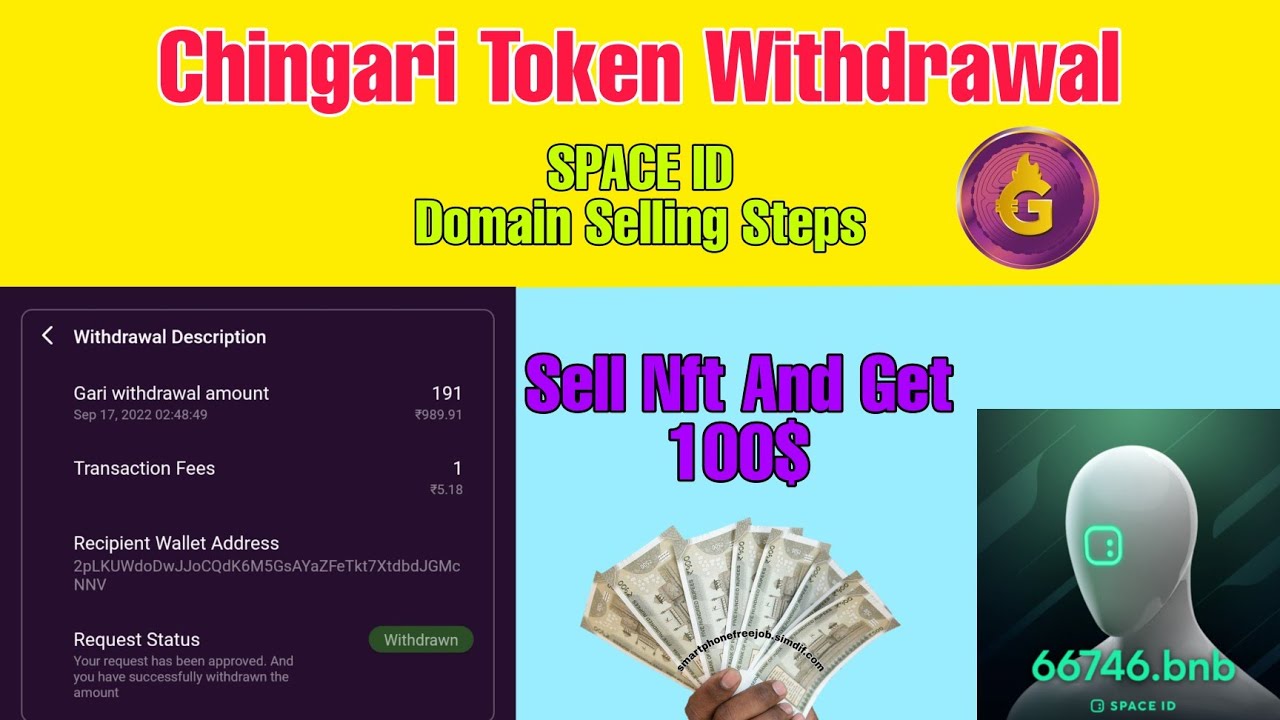 Chingari Airdrop Withdrawal Malayalam | Gari Token Withdrawal | Spaceid ...