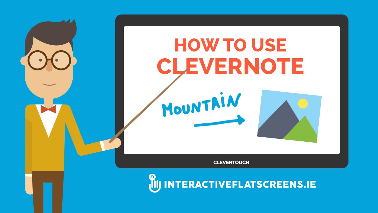 CLEVERTOUCH - How to use CLEVERNOTE - Toomey Audio Visual - YouTube