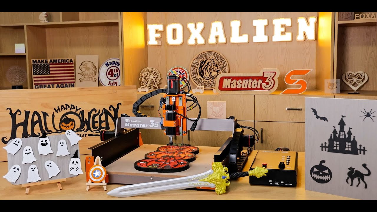 2024 Best CNC Machine FoxAlien Masuter 3S - YouTube