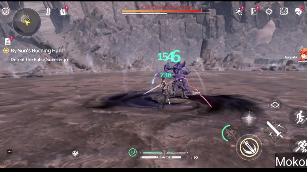 Wuthering Waves 2.6 Defeat The False Sovereign Boss Fight - YouTube