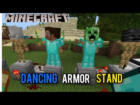 how to make dancing armor stand in minecraft - YouTube