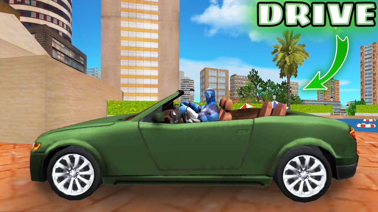Drive Green Transformer Robot Car in Rope Hero Vice Town New Update 6.5 ...