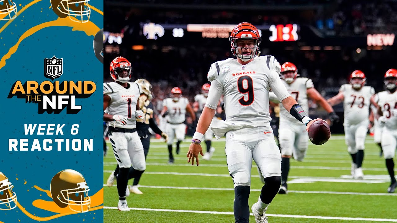 Reacting to EVERY Week 6 Game | Around the NFL - YouTube