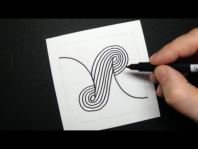 Black And White Illusions Art Optical Illusion Drawing Black And White