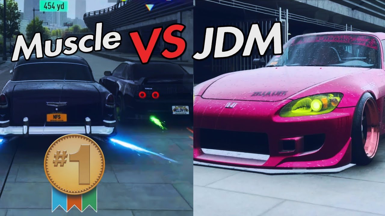 JDM VS American muscle Chevy bel air oldschool NeedForSpeed Unbound ...