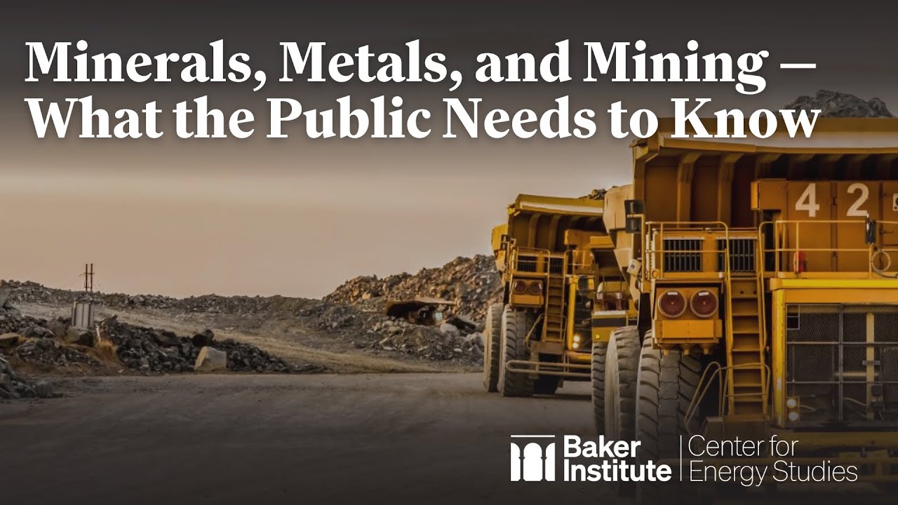Minerals, Metals, and Mining — What the Public Needs to Know - YouTube