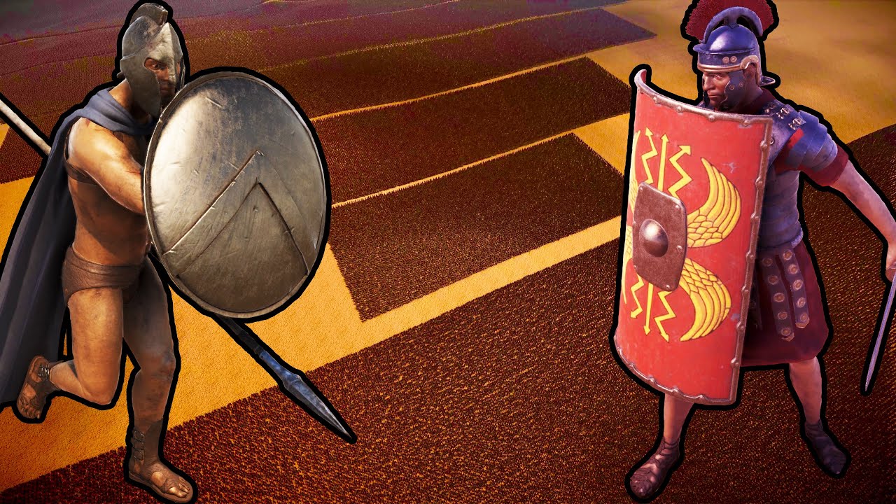 5,000,000 ROMAN SOLDIERS vs 1,000,000 SPARTANS | UEBS 2 - YouTube