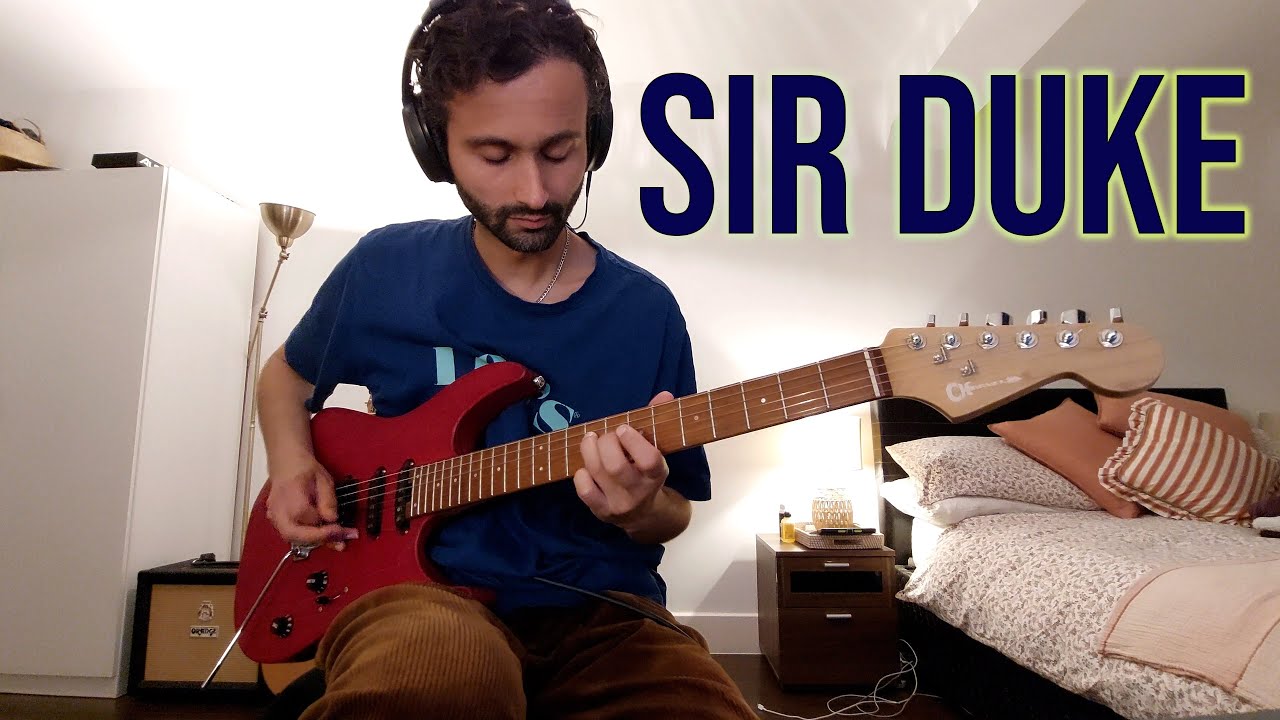 Sir Duke - electric guitar cover (with free tabs) - YouTube