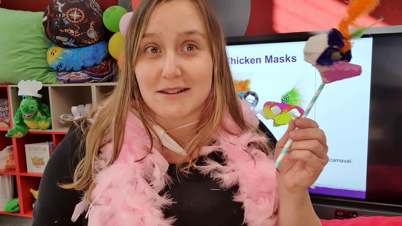 Chicken Diva craft and sensory feather play - Online Playgroup - YouTube