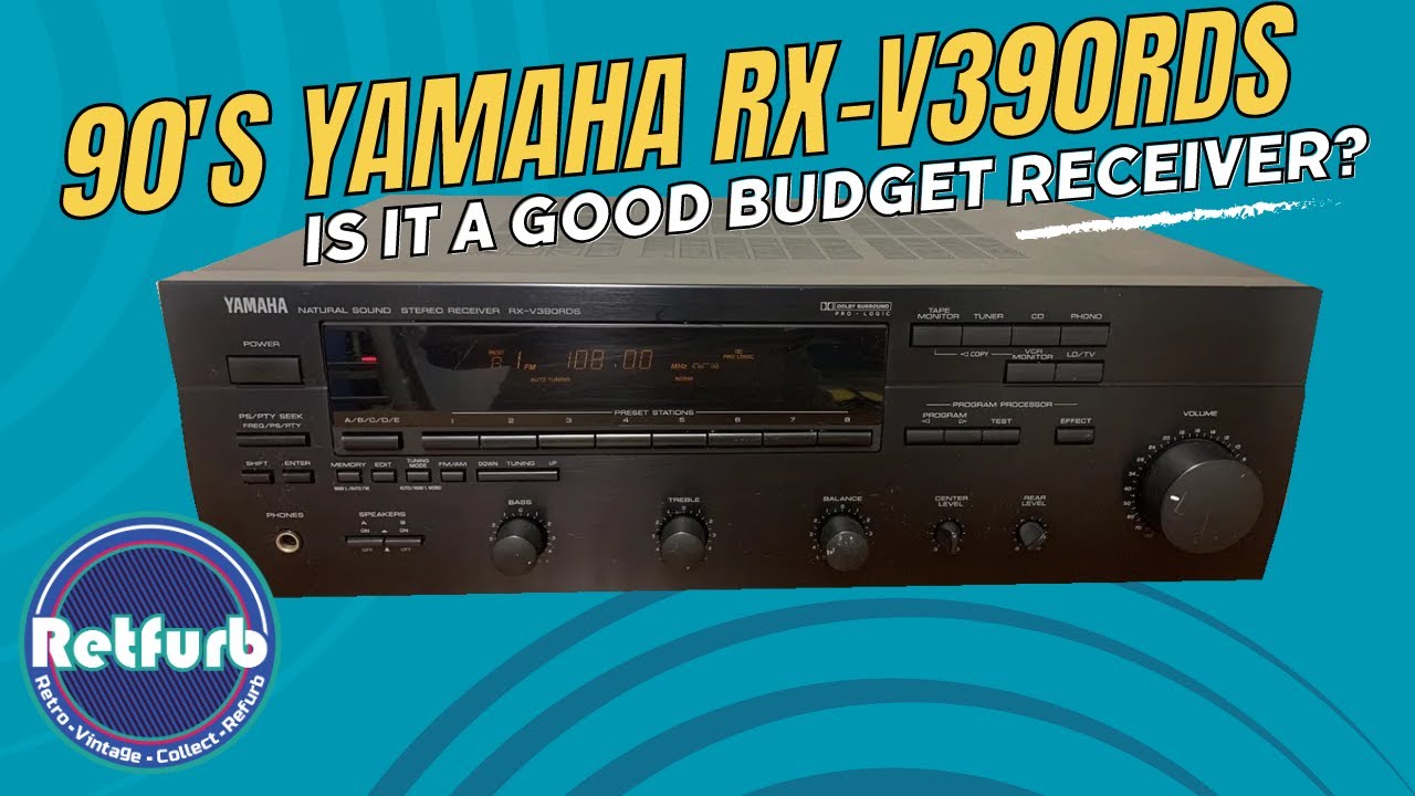 Yamaha RX-V390RDS Stereo Receiver Amplifier - A Brief Overview ...