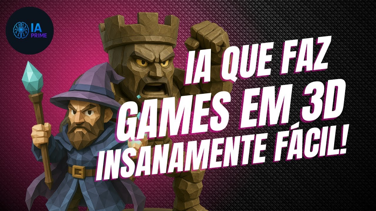 Crie JOGOS em 3D INCRÍVEIS sem saber programar! - YouTube