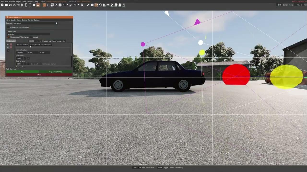 How The Camera Path Editor Works In BeamNG.Drive - YouTube