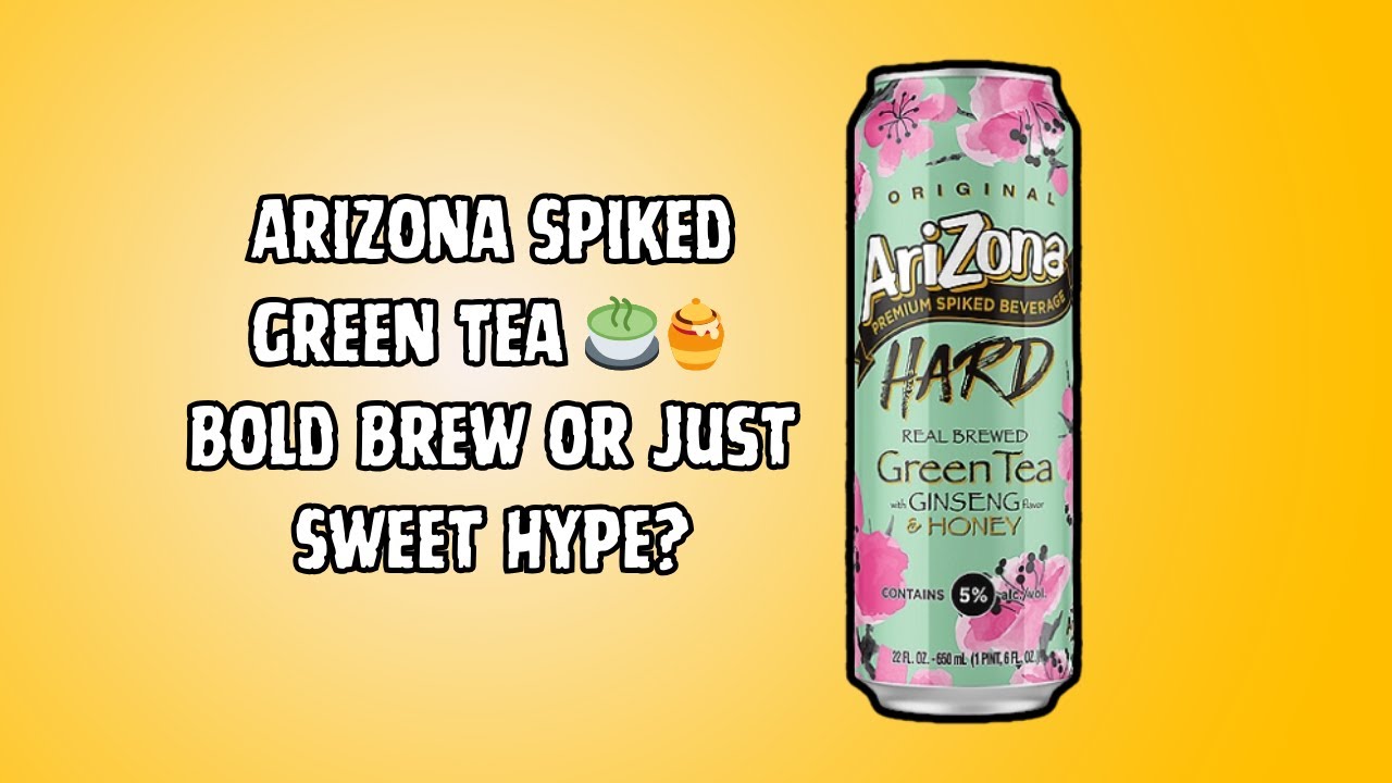 AriZona Beverages: Hard Green Tea with Ginseng and Honey - YouTube